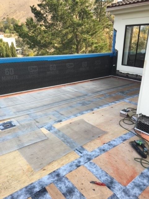 Residential Tile Deck Failure & Repair Process | Deck Resurfacing in ...